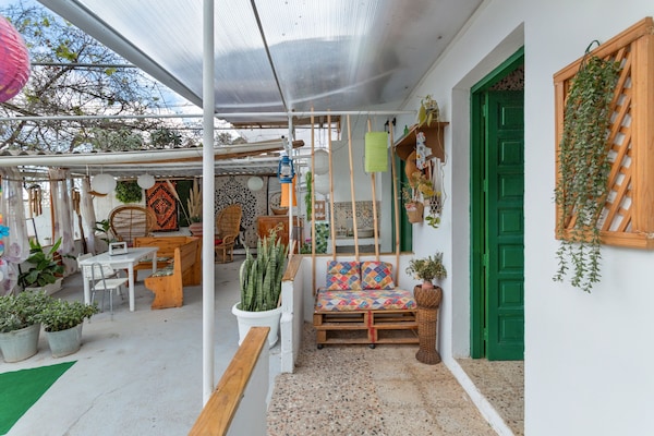 Casa De Vacaciones "Tenteniguada" Con Vistas A La Montaña Y Terraza Privada - Valsequillo de Gran Canaria