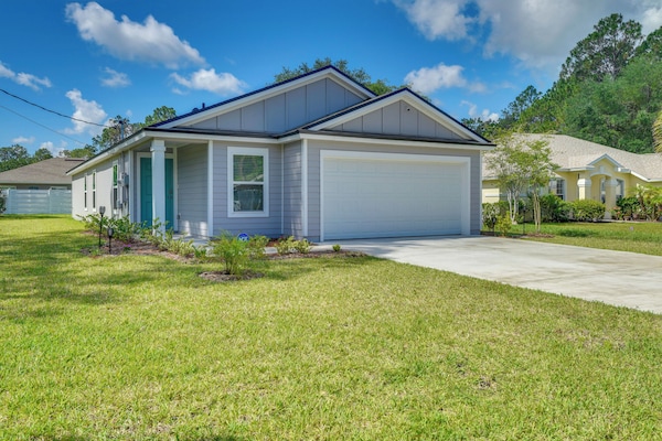 Home Near Flagler Beach, Daytona, Parks & More! - Flagler Beach, FL
