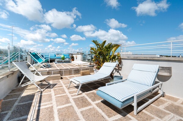 Casa De Vacaciones 'Le Terrazze Otranto Attico - 5' Con Terraza Compartida - Otranto