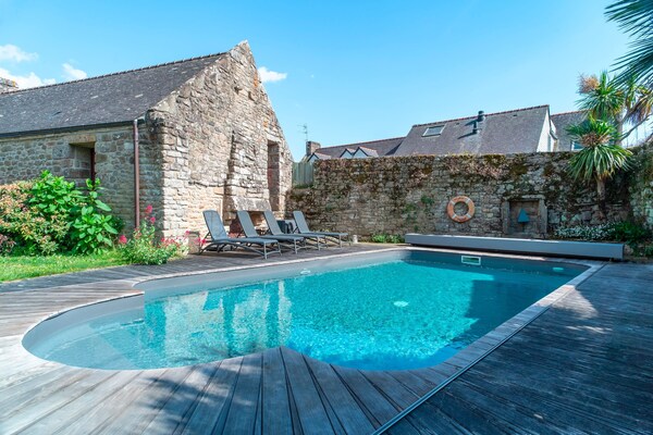 L'oasis Bretonne - Charmante Maison Avec Piscine - Carnac