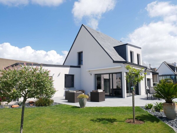 Modernes Haus In éTel, 4 Sz, Garten, Wlan, Haustiere Erlaubt - Étel