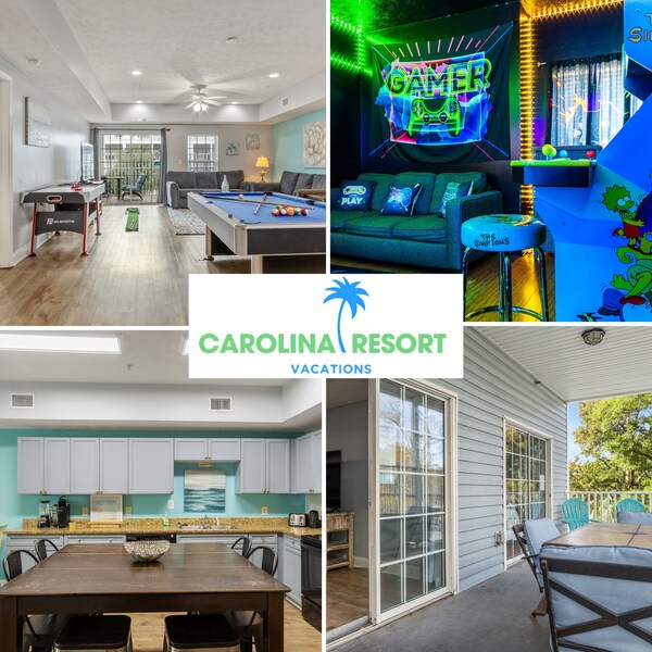 Second Row 4br Has Pool And Lazy River. Walk To Family Kingdom Amusement Park - Myrtle Beach, SC