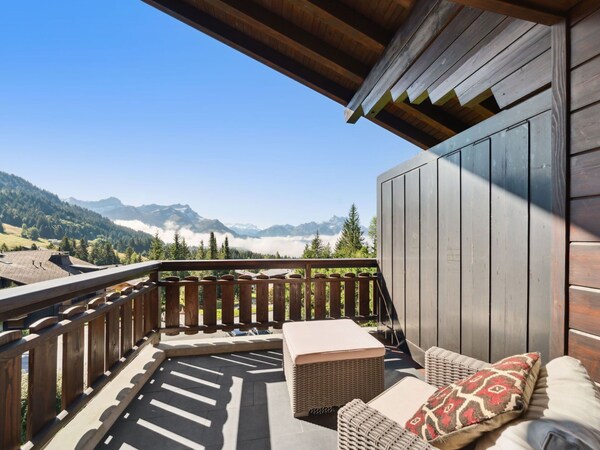 Nice Apartment For 7 Guests With Tv, Balcony And Parking - Leysin
