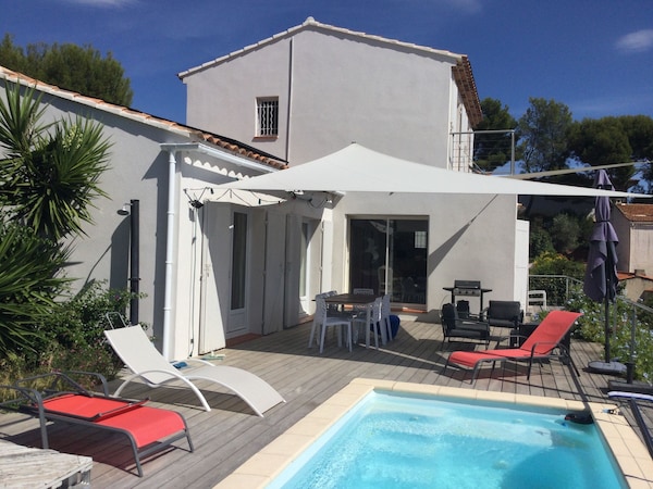 Villa Sea View Swimming Pool Very Close To Sea And Town Center On Foot - Le Beausset