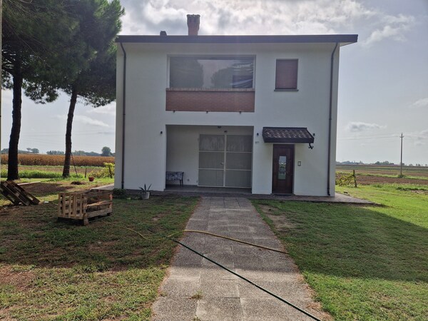 Cà Elena House Located In The Pò Delta Park A Few Km From The Lido Di Volano - Emilia-Romagna