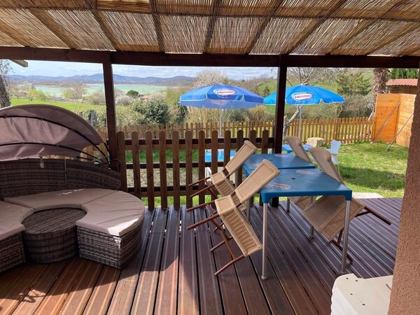 House With Garden, In Ariege, Facing Lac De Montbel. - 몽벨