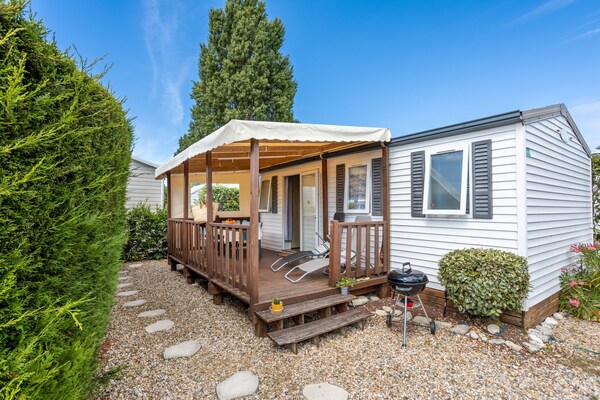 Mobile Home 'Ile D'oleron' Avec Piscine Partagée, Terrasse Privée Et Jardin Privé - Saint-Denis-d'Oléron