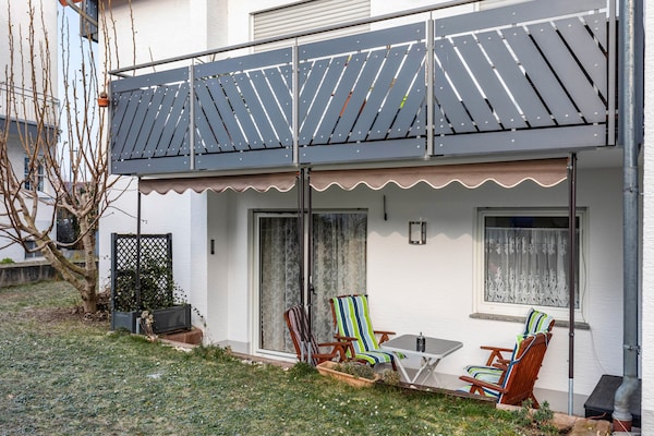 Ferienwohnung 'Storchennest Bad Vilbel' Mit Privatterrasse, Gemeinschaftsgarten Und Wi-fi - Maintal