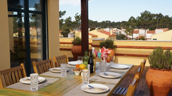 Forest Terrace, Roof Terrace In The Forest Near The Sea In Praia De Mira - Praia de Mira