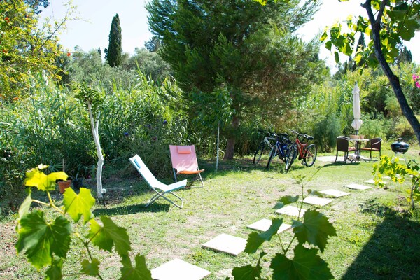 Maison De Campagne "Sur La Colline" Avec Terrasse Privée, Wi-fi Et Climatisation - Corfou