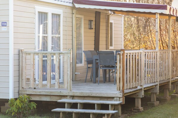 Mobile Home 'Sur Pont-aven' Avec Terrasse Privée Et Jardin Privé - Bannalec