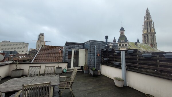 Spacious 3br Apartment With Rooftop Terrace - Flanders