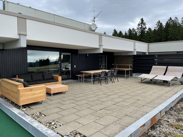 Ferienwohnung 'Penthouse Feldberg' Mit Bergblick, Privater Terrasse Und Wi-fi - Feldberg (Schwarzwald)