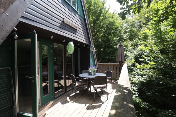 A Chalet On A Hill In The Forest, With A Beautiful View Of The Ardennes. - Durbuy