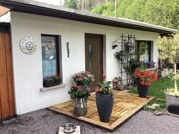Ferienhaus 'Rosenberg' Mit Bergblick, Privater Terrasse Und Wi-fi - Lauscha