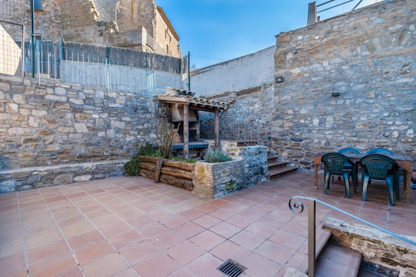 Casa De Vacaciones 'Casabras' Con Piscina Privada, Wi-fi Y Aire Acondicionado - Tàrrega