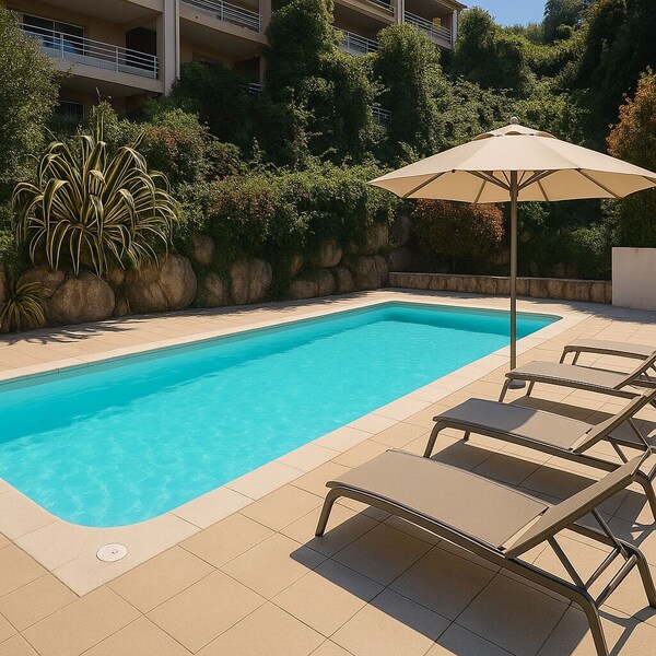 Beau T3 Central - Vue Mer & Piscine - A Funtana - Propriano