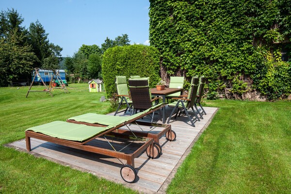 Ferienwohnung 'Spessart' Mit Gartenterrasse, Gemeinschaftsgarten Und Wi-fi - Bad Orb