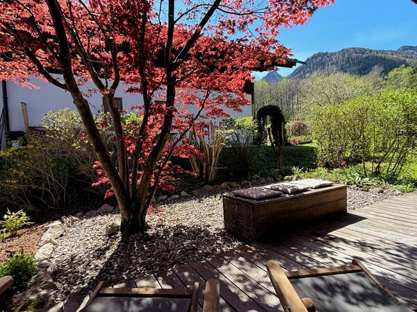 Achentaler Auszeit, 45qm, 3 Personen, 1 Separates Schlafzimmer, Terrasse - Aschau im Chiemgau