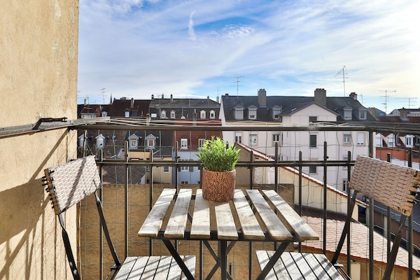 Cross-ventilated Apartment With Breathtaking View In Mulhouse And With Balcony - 뮐루즈