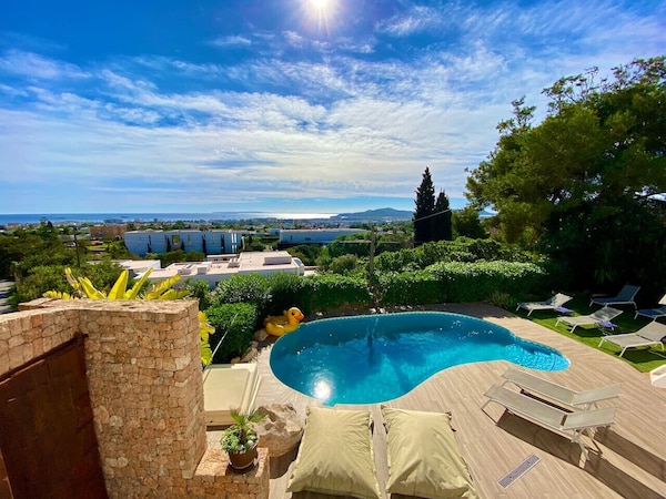 Villa By Ibiza / Pool, Sea Views, Sundown, Bbq - Ibiza City