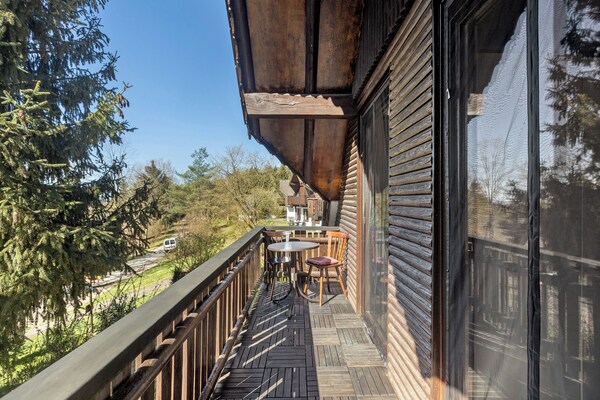 Ferienhaus 'Rotkäppchen' Mit Privatterrasse, Wi-fi Und Klimaanlage - Frankenau