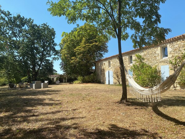 Maison Gasconne De Charme Avec Piscine Privative - Les Jardins de Coursiana