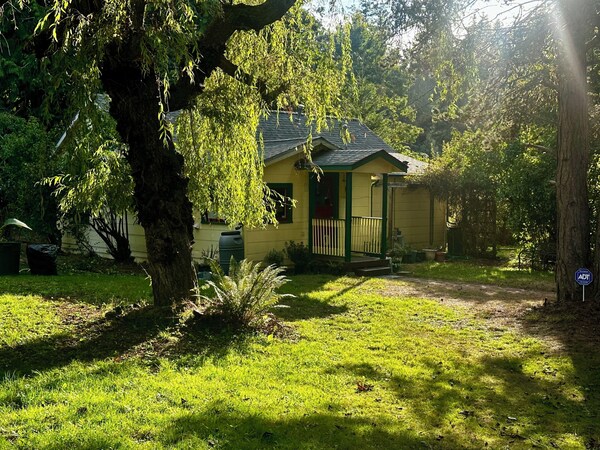 Cozy Cottage Retreat W/ Open Air Bath House, One Minute Walk To Squaxin Park - Olympia, WA