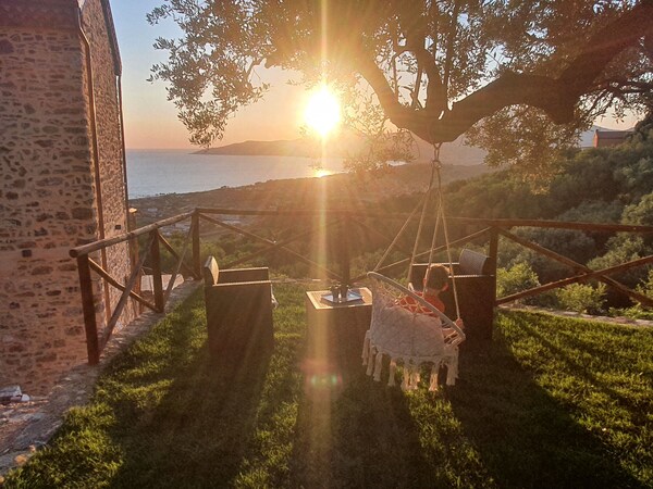 Villa Con Piscina Nel Cilento Ad Ascea Casolare Centoulivi - Palinuro