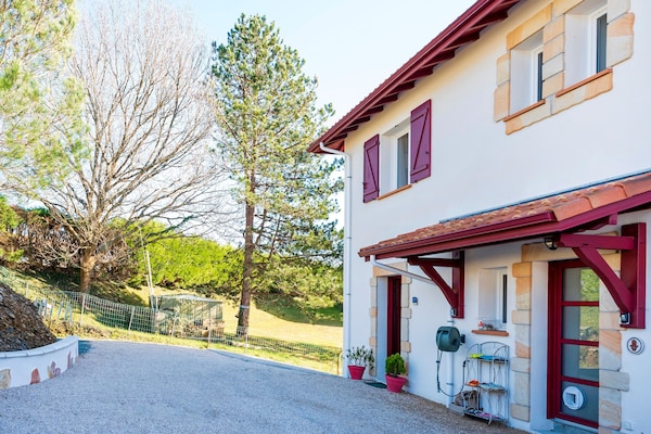 'Vacances Au Lac Dans Un Duplex 3' Avec Vue Montagne, Jardin Privé Et Balcon - Cambo-les-Bains