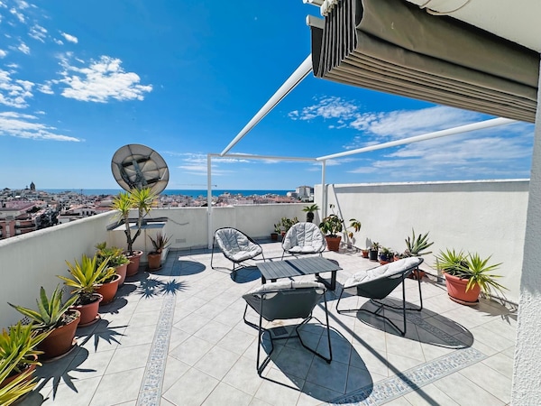 Sun Terrace By Blausitges Duplex With Pool - Sitges