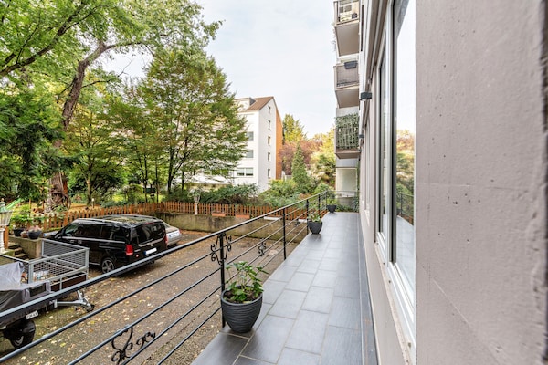 Apartment 'Wie Zuhause 1' With Private Terrace, Balcony And Wi-fi - Düsseldorf