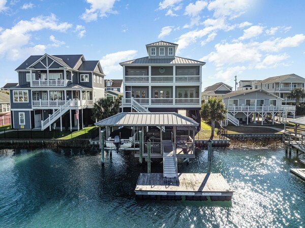 New! Pelican Point: Inlet-front & Steps To The Beach - Murrells Inlet, SC