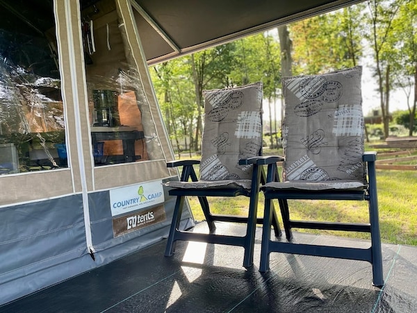 5-person Holiday Tent With Canopy And Terrace - Dessel