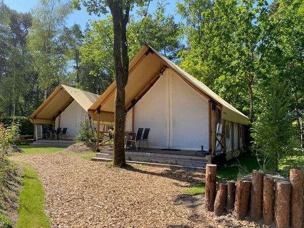 Glamping Tent With Living Room, Kitchen And Sanitary Facilities - Arnhem