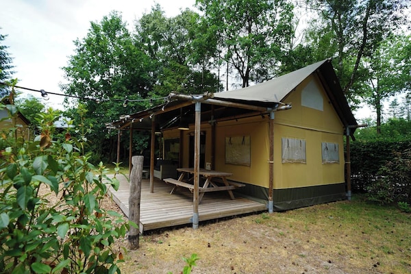 Glampingtent For 5 Persons, With Kitchen And Bathroom - Ede