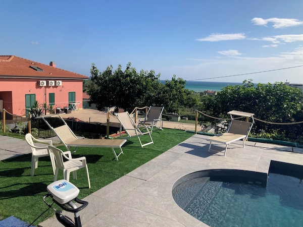 Vacation Home, Between The Wonderful Hills, Near The Sea And With New Pool - Falconara Marittima