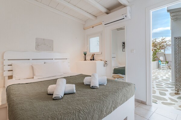 Maison Hôtes 'Anchor Room' Avec Vue Sur La Mer, Wi-fi Et Climatisation - Mykonos