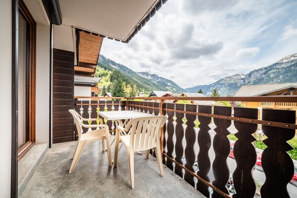 Studio 'L'ourson - 4 Pers' Avec Vue Sur Montagne, Balcon Et Wi-fi - Lac Léman