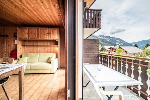 Apartamento 'La Flèche De Bronze - 6 Pers' Con Vistas A La Montaña, Balcón Y Wi-fi - Châtel