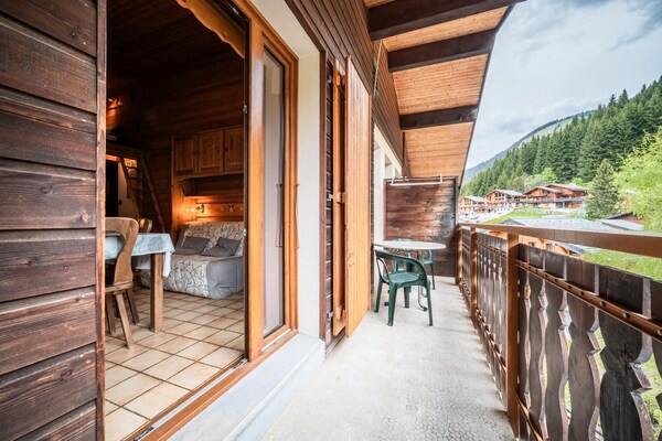 Apartamento 'Le Chamois De Vermeil - 6 Pers' Con Vistas A La Montaña, Balcón Y Wi-fi - Châtel