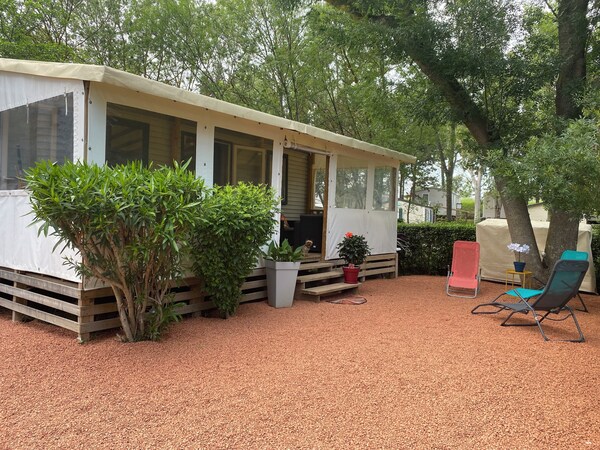 Loue Mobil Home Haut Standing 6 Personnes Sur Camping à Agde - Le Grau d'Agde