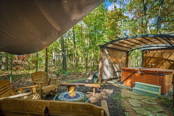 Cozy 2br 1.5 Bath Hot Tub Fast Wifi Fire Pits King 2 Twin - Mentone, AL