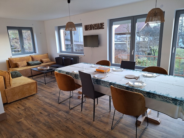 Sunny 2-bedroom House Sleeps 7 - Gérardmer