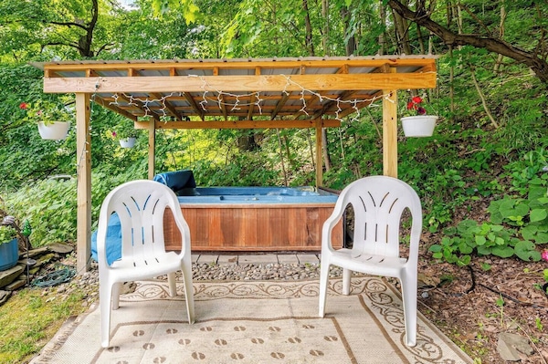 Pet Friendly Glamping Hot Tub Fire Pit Patio - 紐約