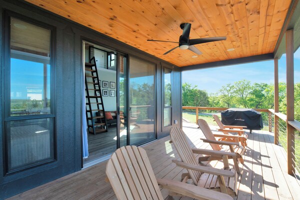 Brand New! Lofted Lookout - Gorgeous Views Near Turner Falls - Lake of the Arbuckles, OK