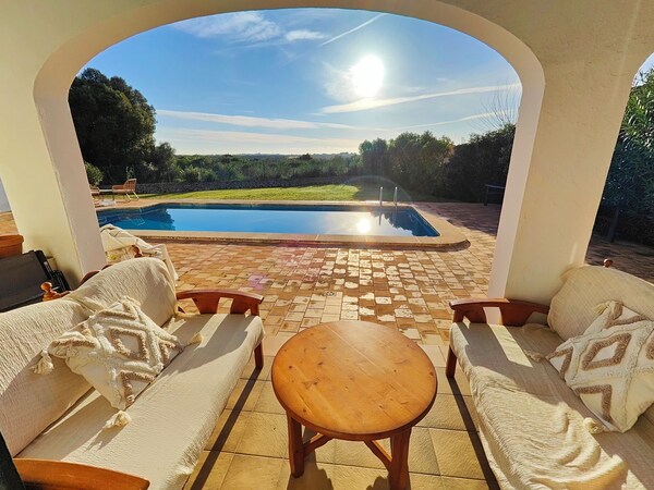 Villa With Views, Swimming Pool And Barbecue, In Privileged Location - Minorca