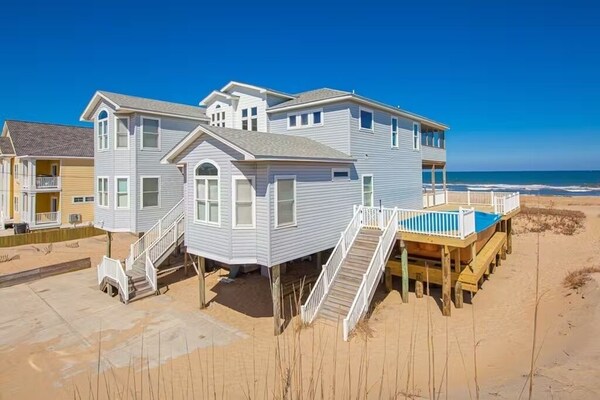 Oceanfront 7br Home W/ Pool, Hot Tub. Sleeps 20 - Virginia Beach, VA