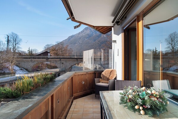 Appartement "Wettersteinblick" Avec Vue Sur La Montagne, Jardin Partagé Et Wi-fi - Garmisch-Partenkirchen