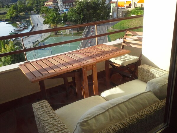 Apartamento (Totalmente Equipado) Sobre La Ría Del Asón - Limpias
